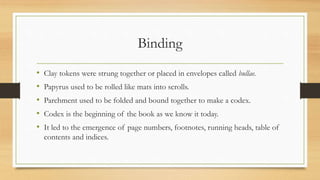 The Evolution of Books | PPTX