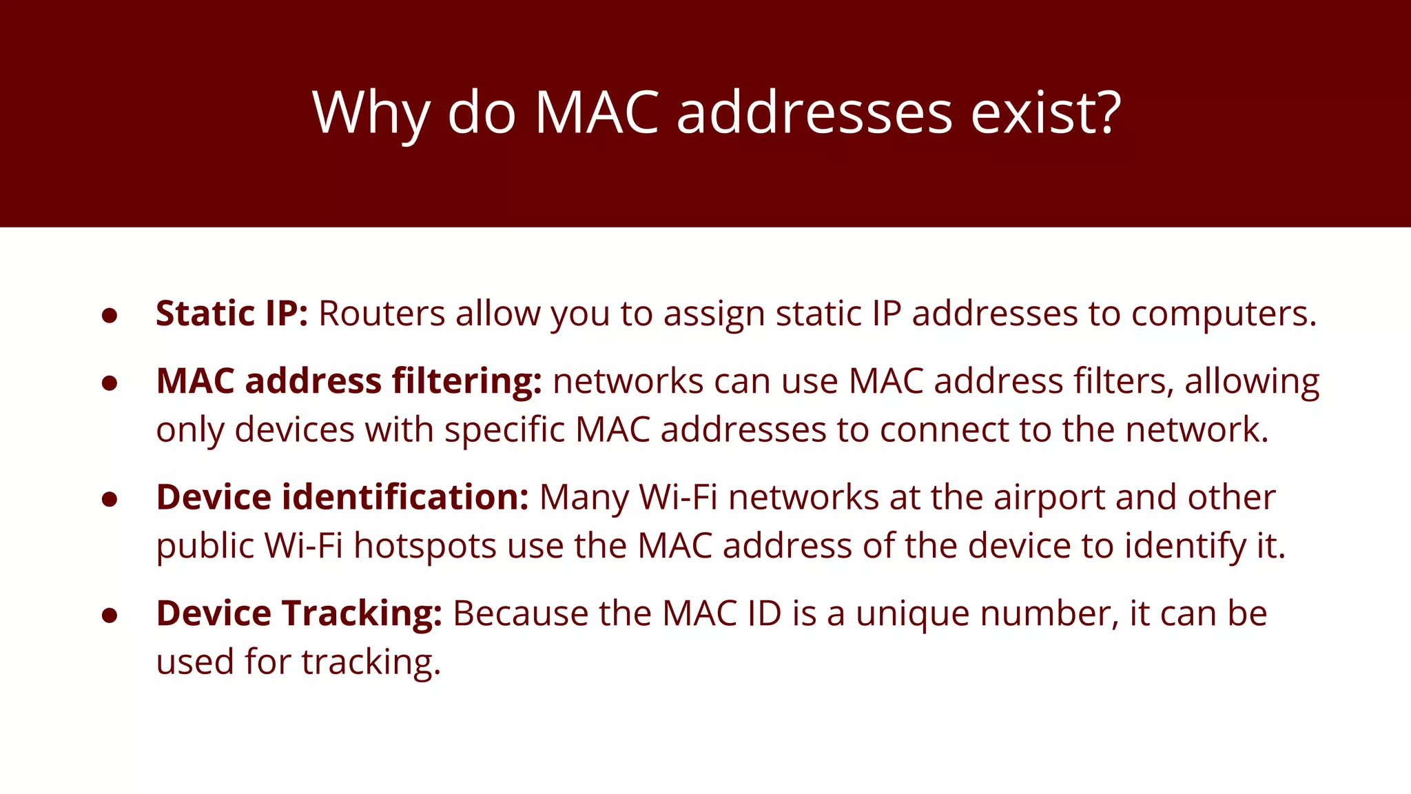 MAC Address – All you Need to Know About it | PDF
