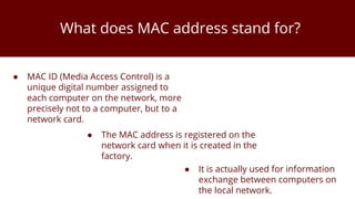 MAC Address – All you Need to Know About it | PDF