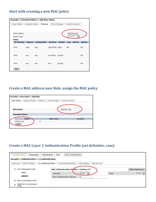 Mac address authentication | DOCX