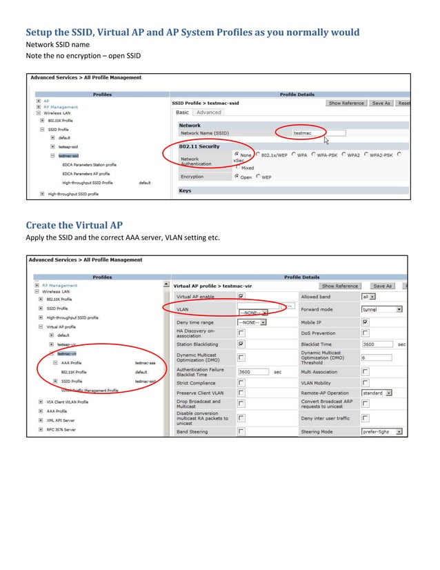 Mac address authentication | DOCX