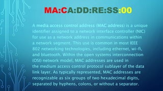 MAC address Rohit Kumar Shah.pptx