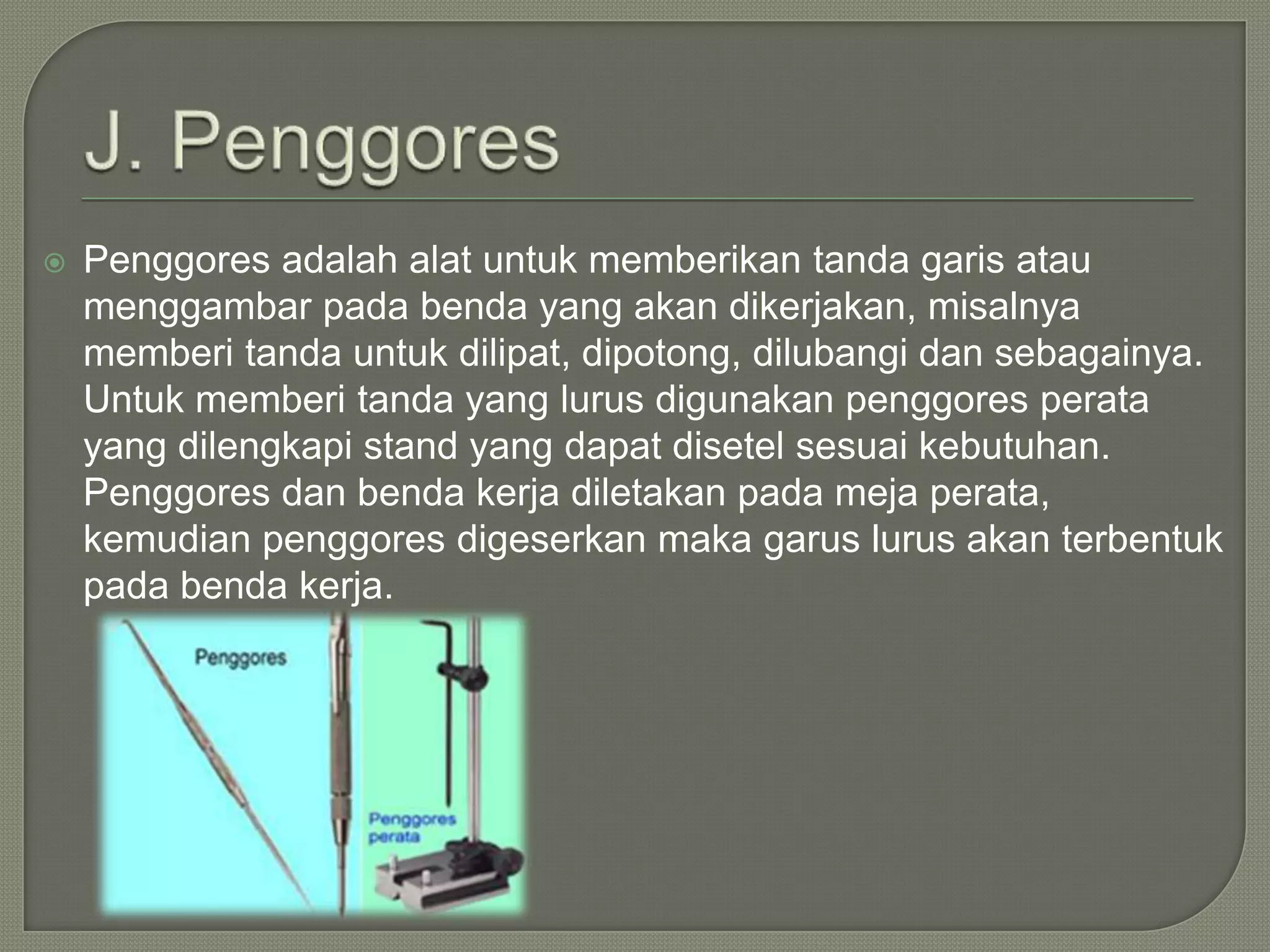 Macam macam alat tangan dan keselamatan kerja | PPTX