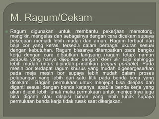 Macam macam alat tangan dan keselamatan kerja | PPTX