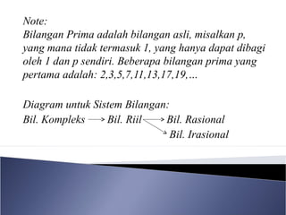 Macam macam bilangan/ Himpunan Bilangan-Bilangan | PPT
