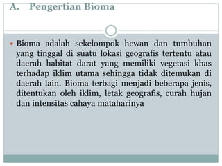 Macam macam bioma koni | PPTX