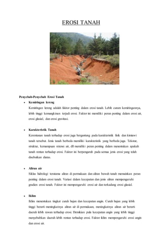 Macam - Macam Erosi | DOCX