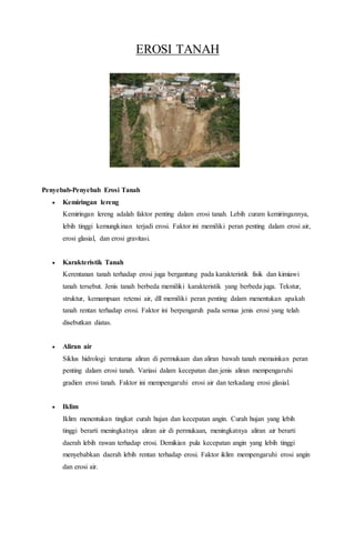 Macam - Macam Erosi | DOCX