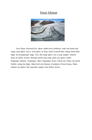 Macam - Macam Erosi | DOCX