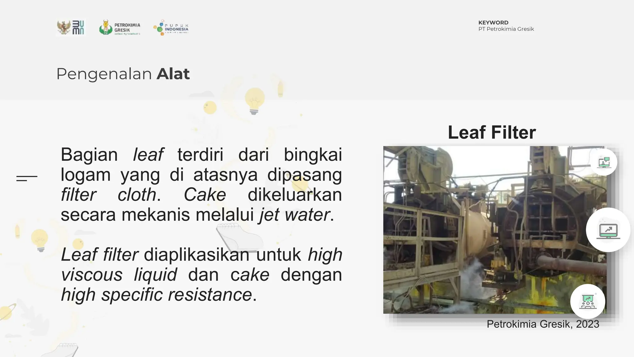Macam-Macam Filter dan lain sebagainya di industri | PPT