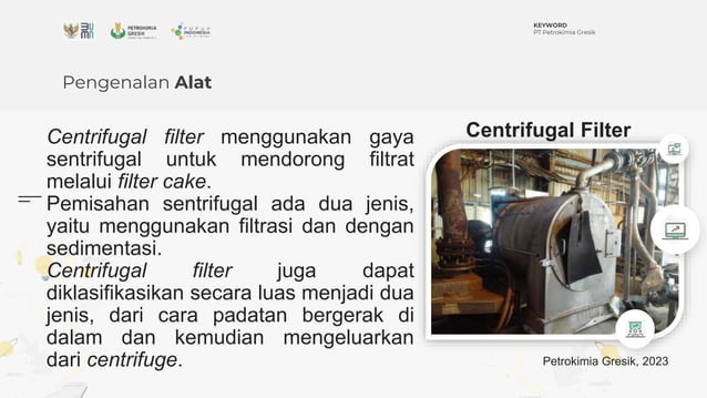 Macam-Macam Filter dan lain sebagainya di industri | PPT
