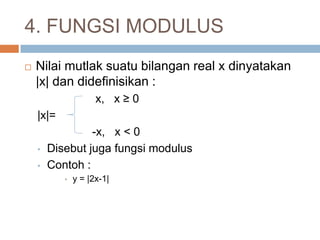 Macam macam fungsi | PPTX