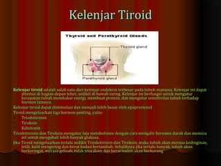 Macam macam jaringan dan kelenjar endokrin | PPT