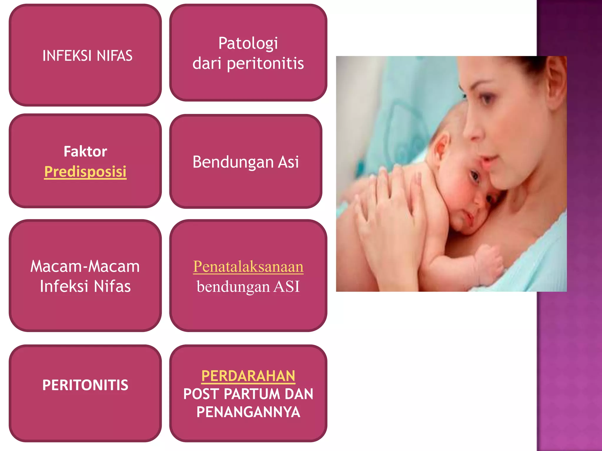 Macam macam penyakit pada masa nifas | PPTX