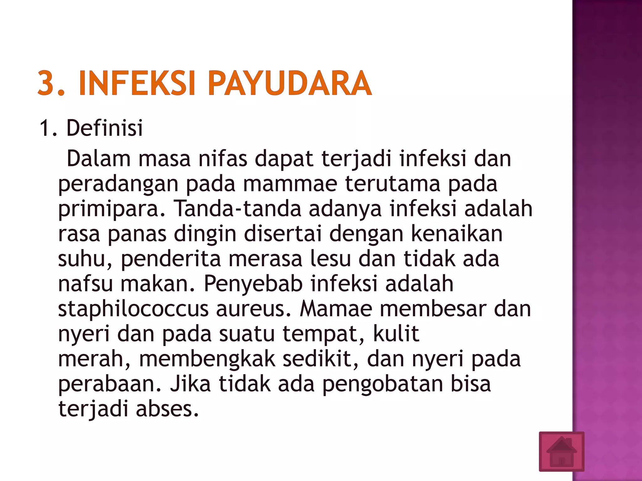 Macam macam penyakit pada masa nifas | PPTX