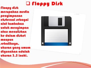 Macam macam perangkat keras komputer (hardware) | PPT