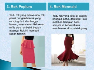 Macam macam rok | PPTX