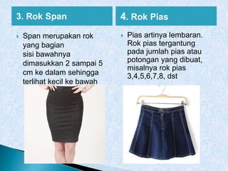 Macam macam rok | PPTX