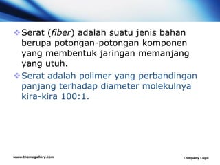 Macam macam serat | PDF