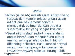 Macam macam serat | PPT