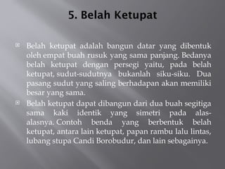Macam-Macam, Sifat & Rumus Bangun Segi Empat.pptx