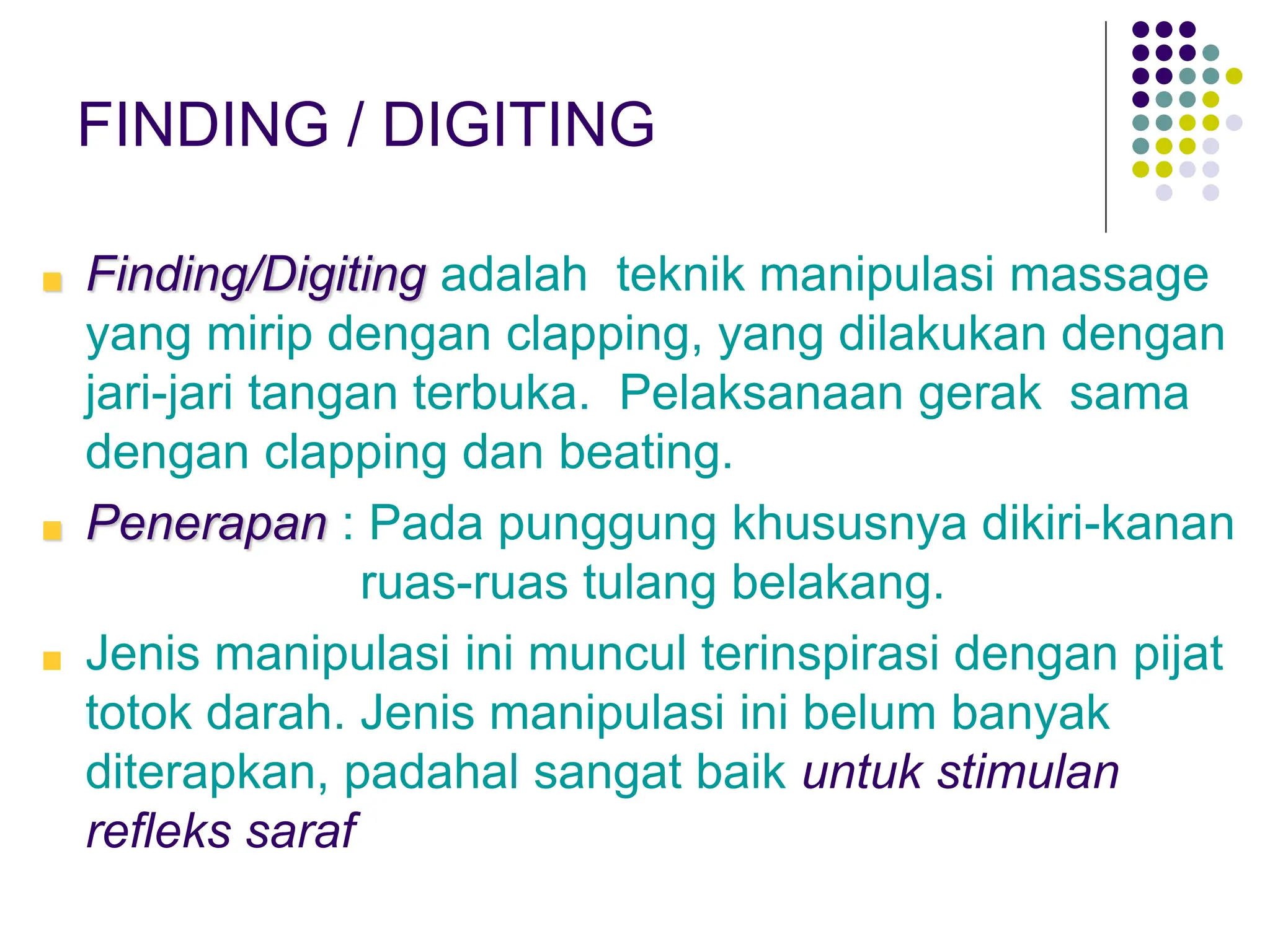 MACAM-MACAM TEKNIK MANIPULASI MASSAGE.ppt