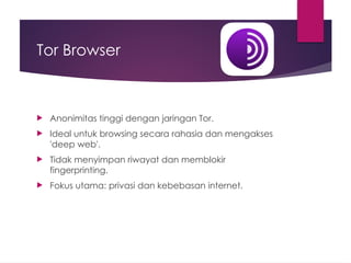 macam-macam browser yang ada di internet | PPTX