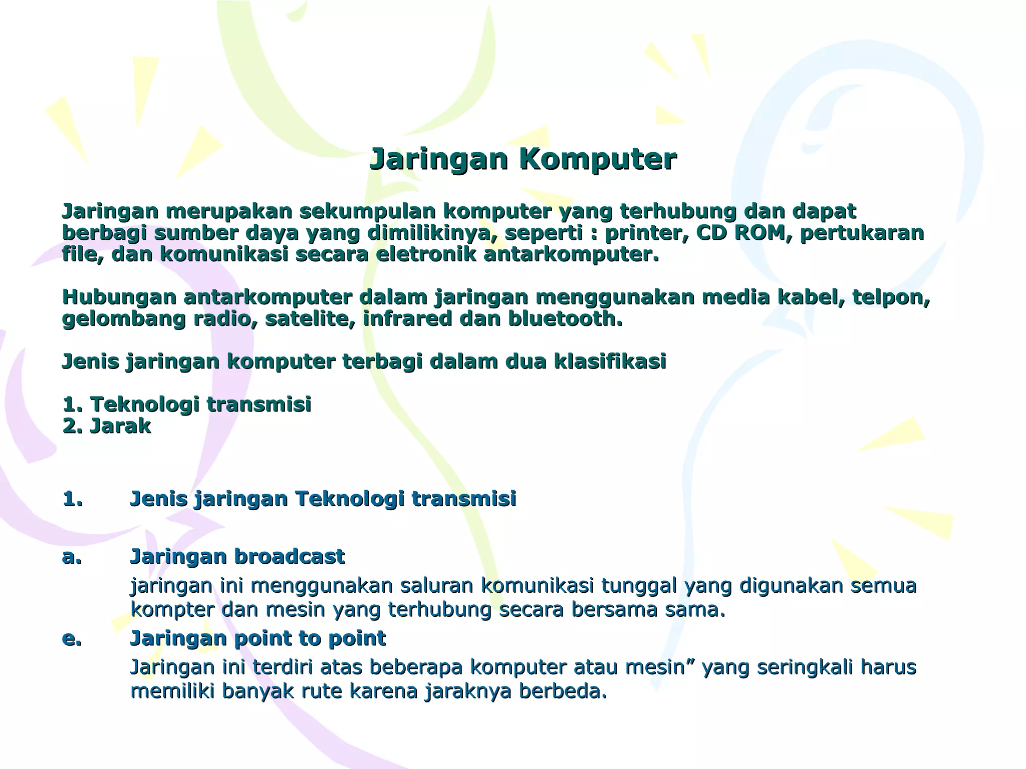 Macam2 jaringan komputer | PPS