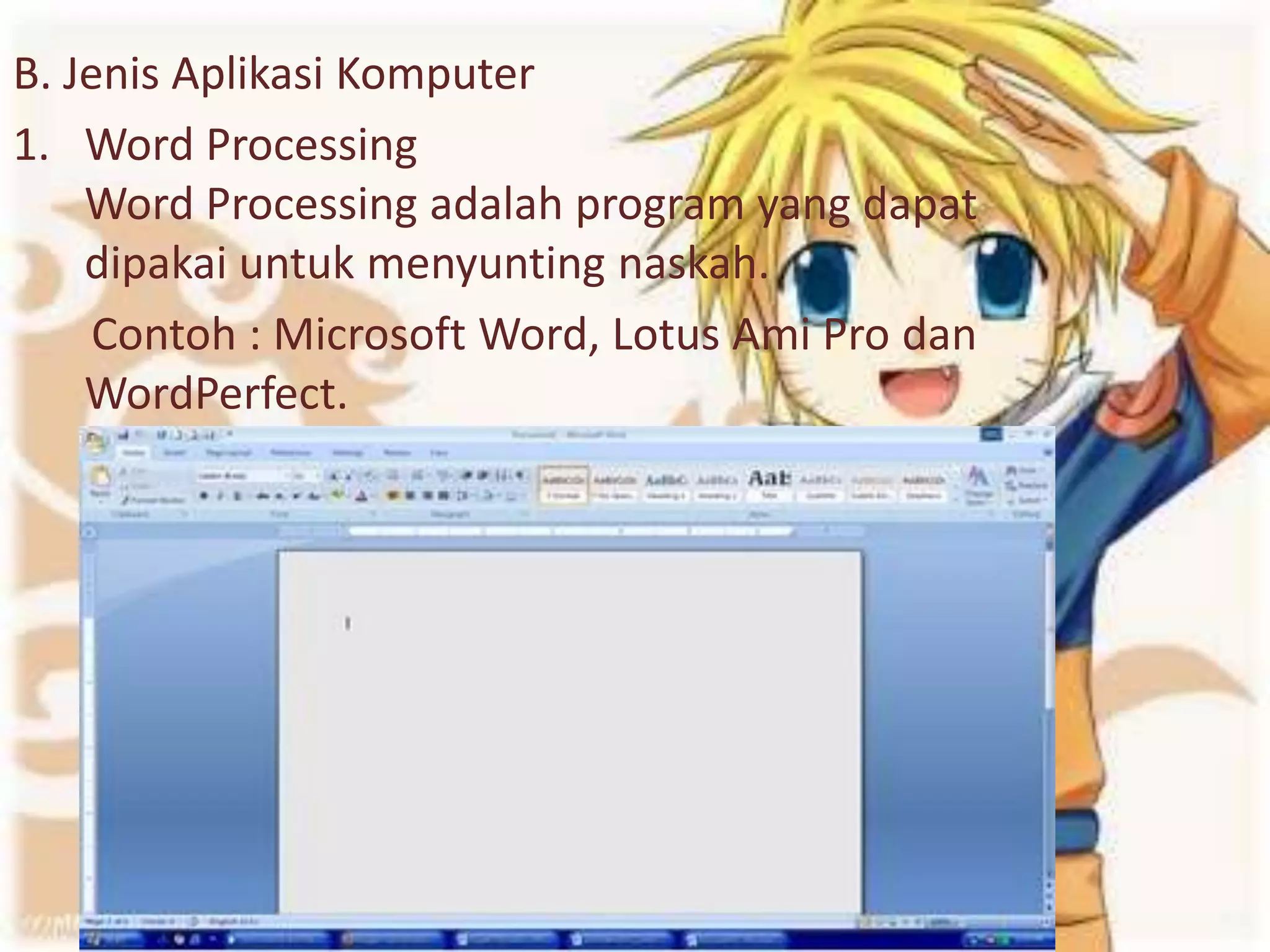 Macam Aplikasi dan Fungsinya | PPTX