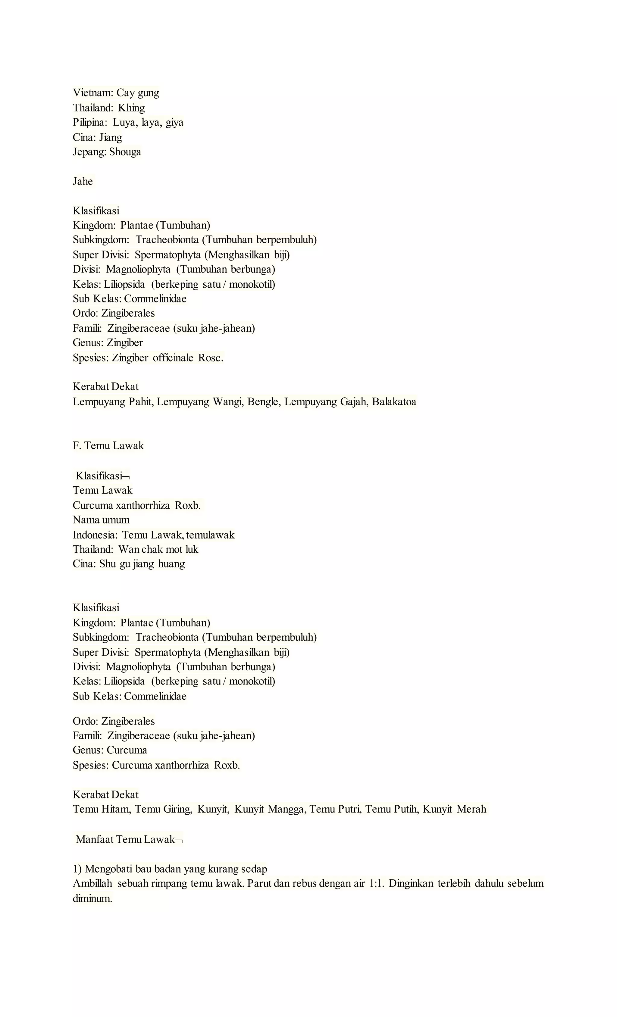 Macam apotik hidup | PDF