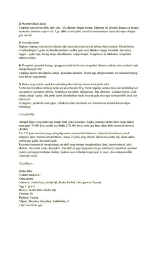 Macam apotik hidup | DOCX