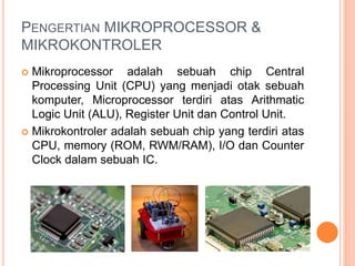 Macam dan jenis mikrokontroler populer komputer terapan jaringan | PPT
