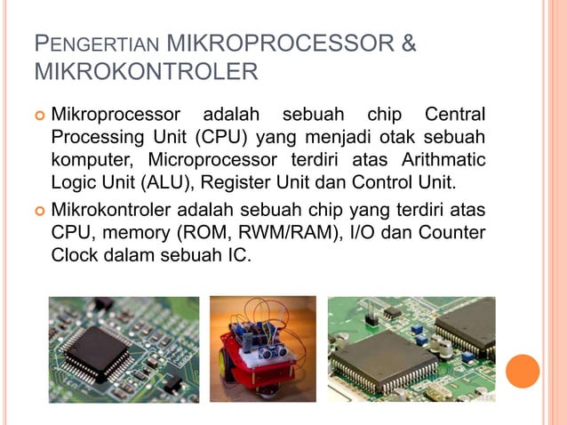 Macam dan jenis mikrokontroler populer komputer terapan jaringan | PPT