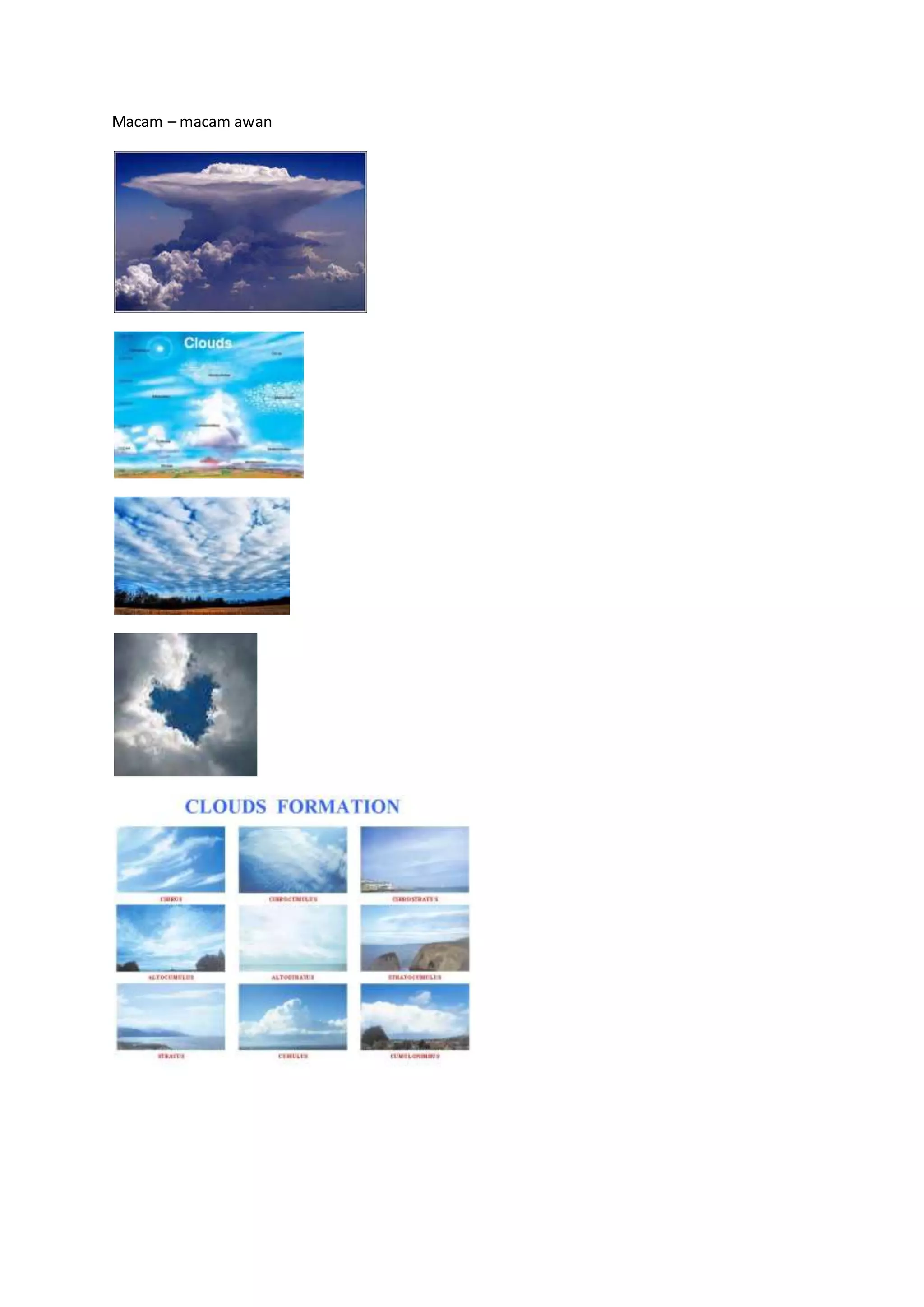 Macam macam awan | PDF