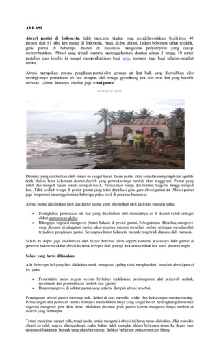 Macam macam bencana alam | DOCX