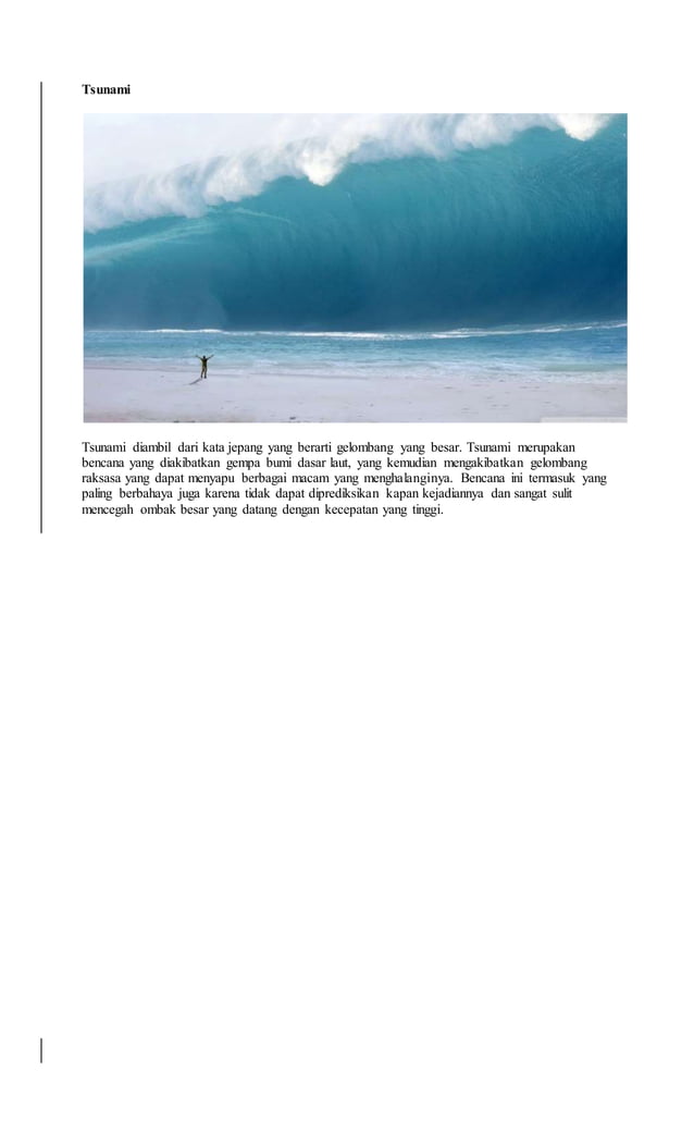 Macam macam bencana alam | DOCX