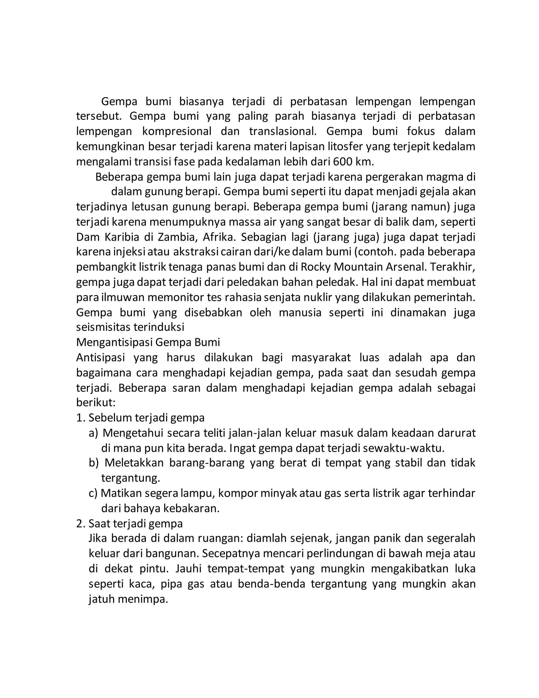 Macam macam gejala alam | DOCX