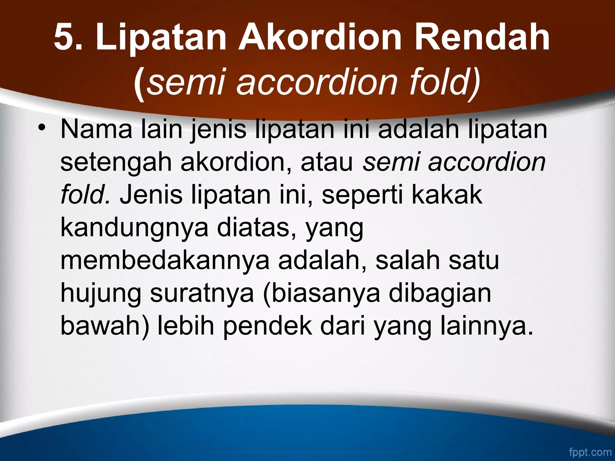 Macam macam lipatan surat | PPT