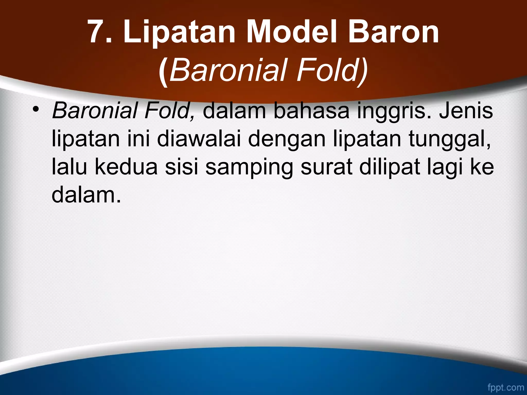 Macam macam lipatan surat | PPT