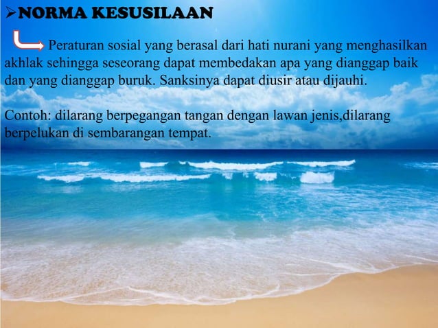 Macam macam norma | PPTX