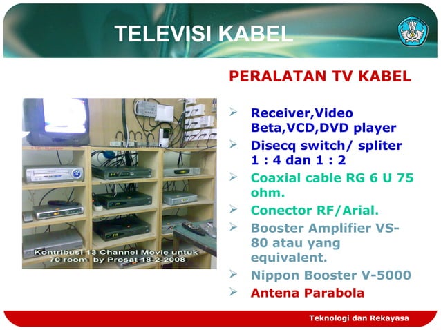 Macam macam penerima televisi | PPT