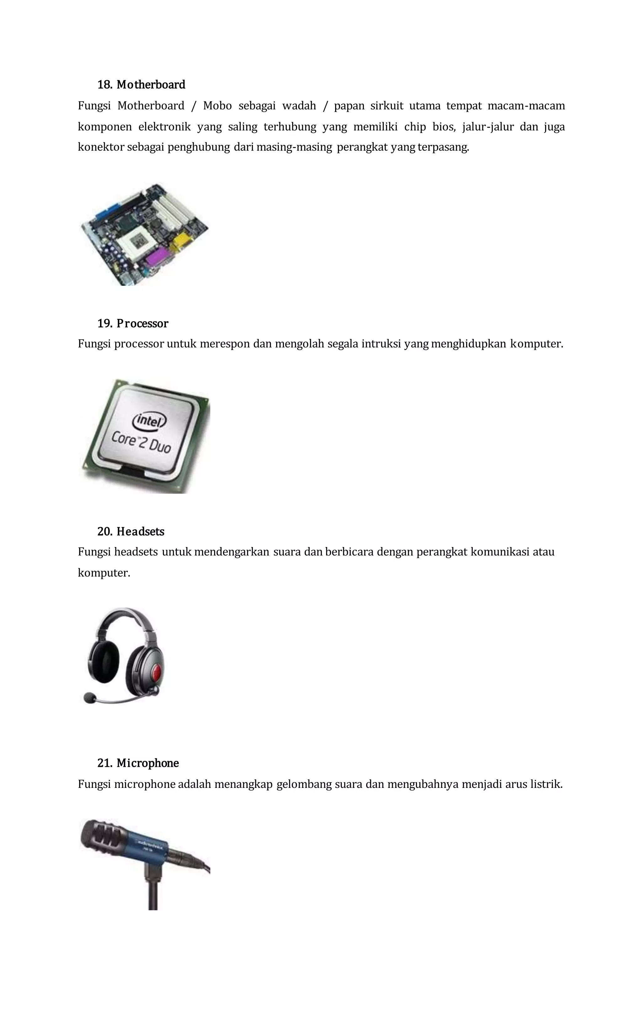 Macam macam perangkat keras | PDF