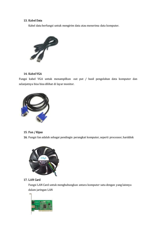 Macam macam perangkat keras | PDF