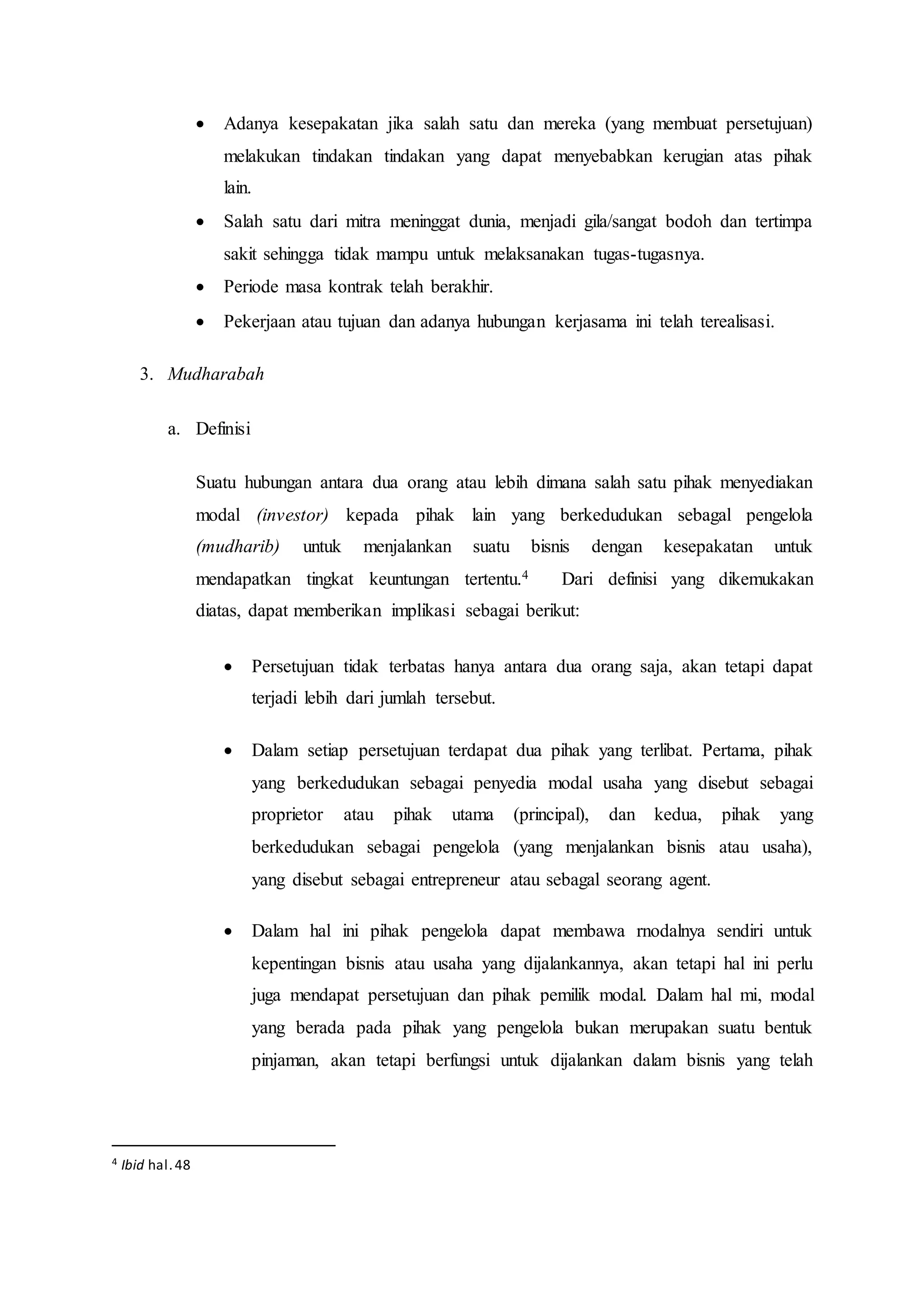 Macam macam perusahaan syariah dan landasan akadnya | DOCX