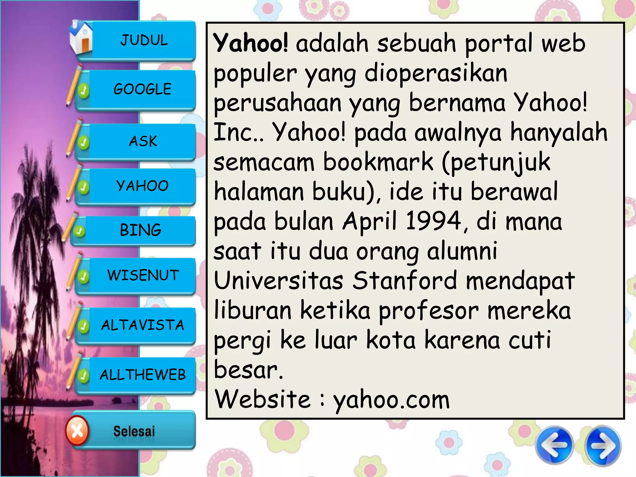 Macam – macam search engine | PPTX