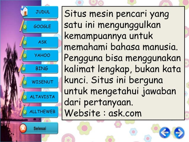 Macam – macam search engine | PPTX