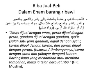 Macam Riba dan Contoh-contohnya - Titok Priastomo | PPT