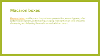 Macaron Boxes | PPTX