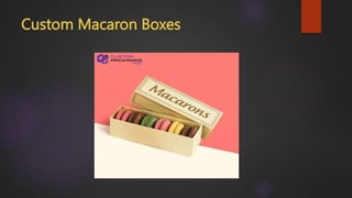 Macaron Boxes | PPTX | Desserts and Baking | Food & Drink