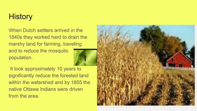 Macatawa watershed history | PPTX | Geography | Science